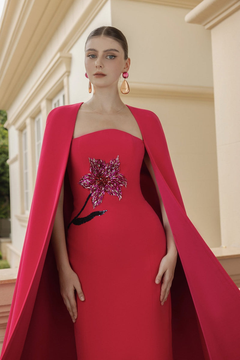 21SIX - Beatrice Crepe Dress | AL BOUSHIYA – ALBOUSHIYA