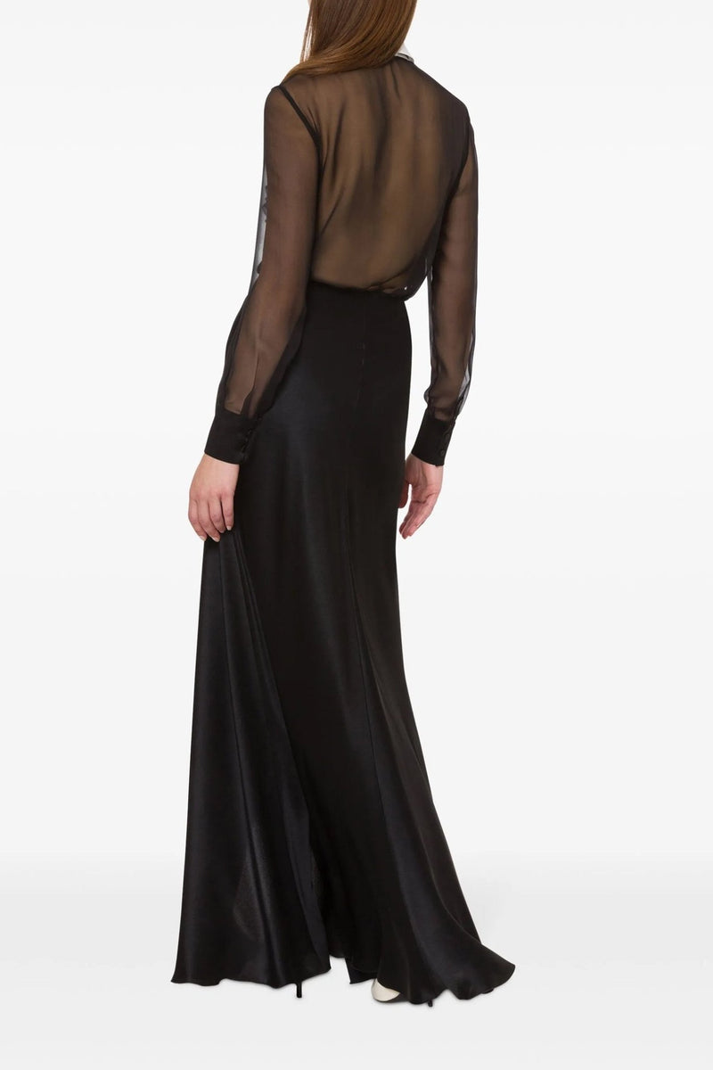 ALBERTA FERRETTI - Draped Maxi Skirt | AL BOUSHIYA – ALBOUSHIYA