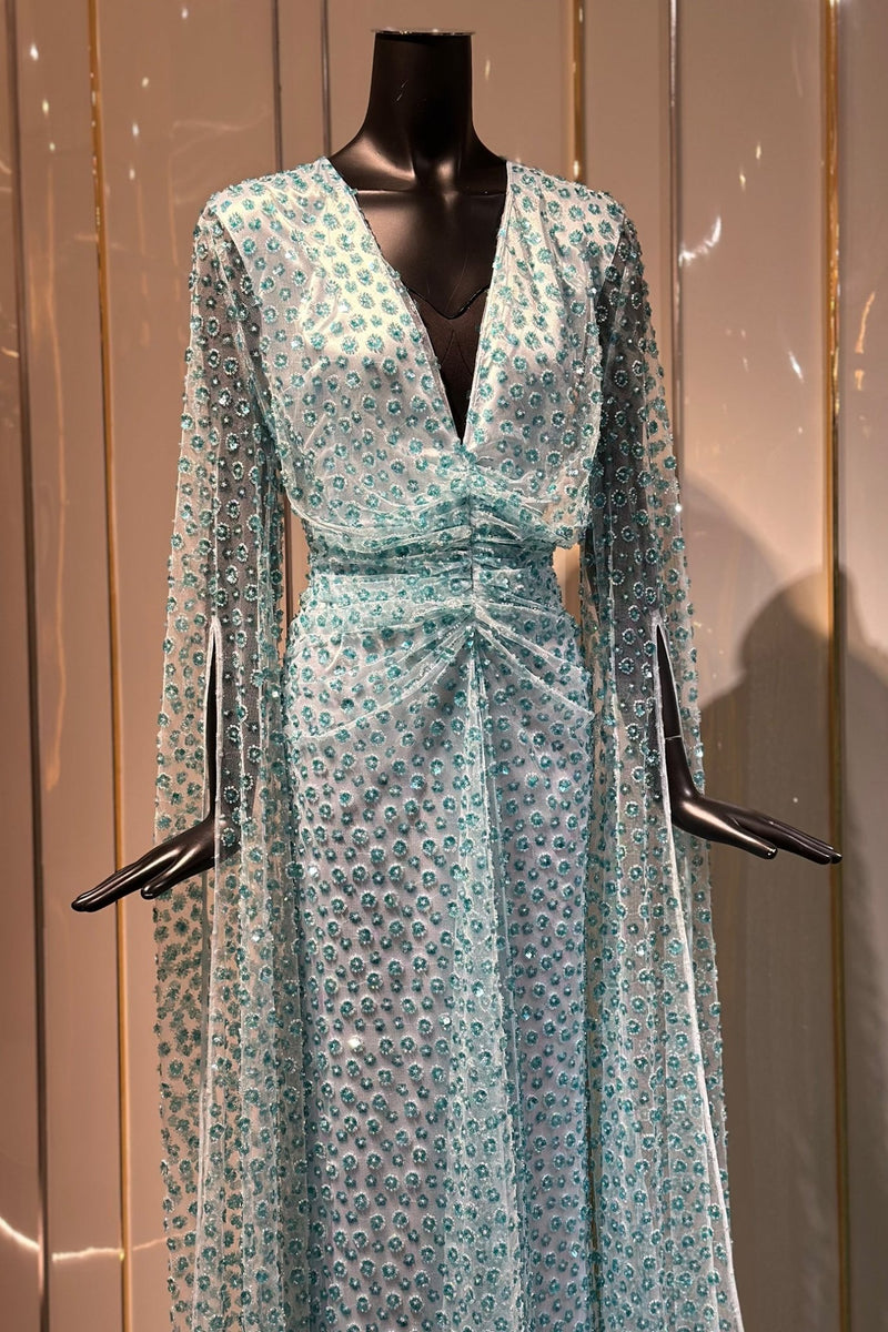 AFFFAIR - Sheer Dress with Body Gown | AL BOUSHIYA – ALBOUSHIYA
