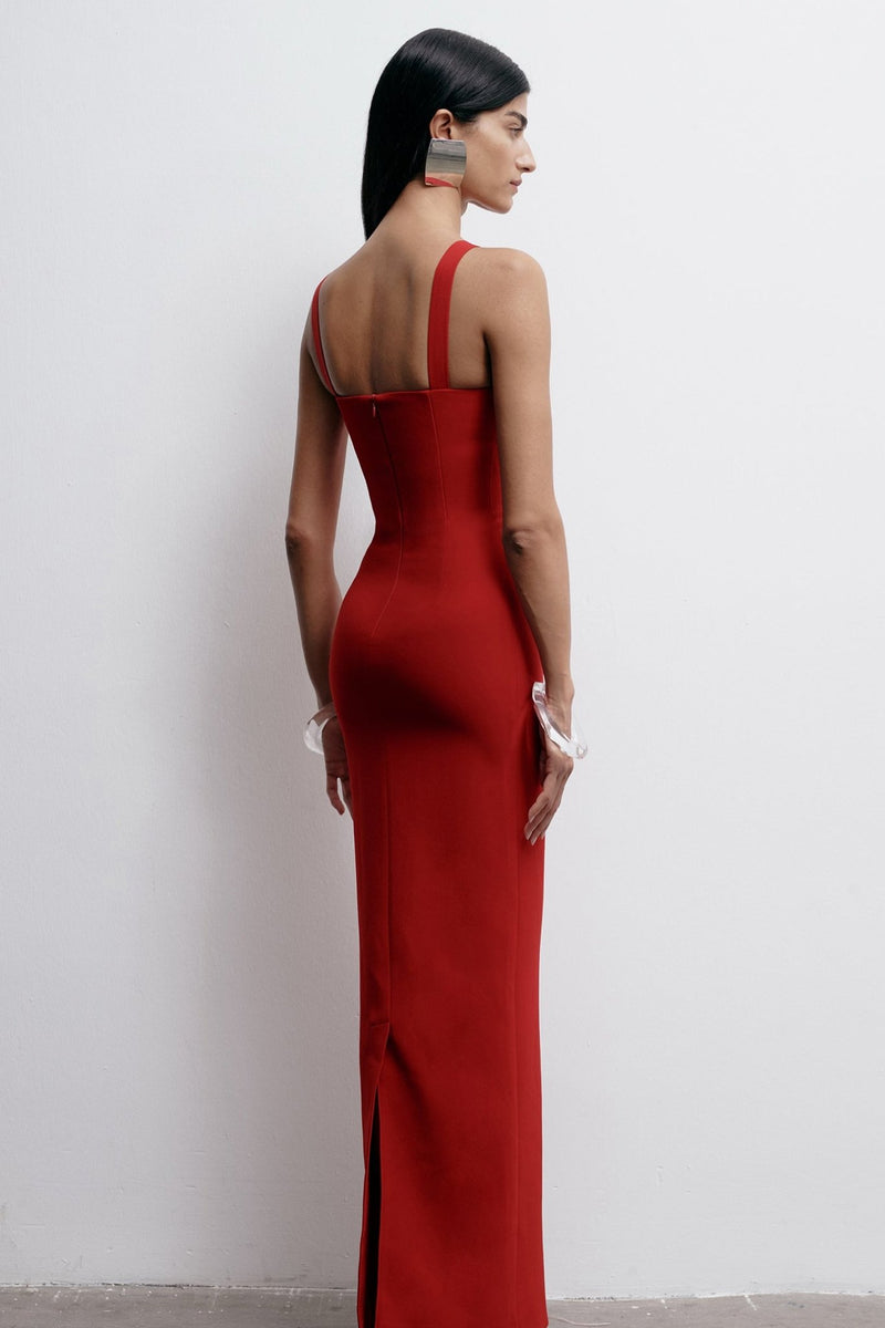 NEW ARRIVALS - Semiramis Cutout Maxi Dress | AL BOUSHIYA – ALBOUSHIYA